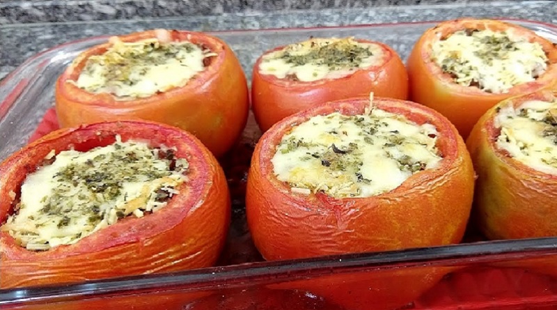 Receita De Tomate Recheado Com Queijo E Ovo Appnews